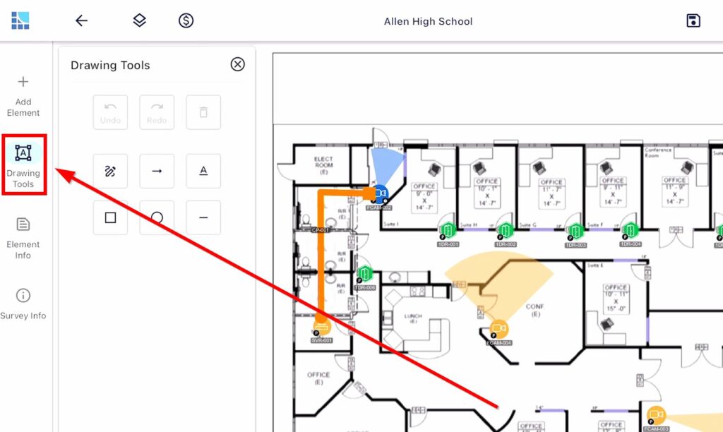 How can I use the Drawing Tools? | System Surveyor