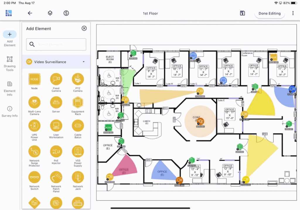 Security Camera Coverage | Security Camera Design Software
